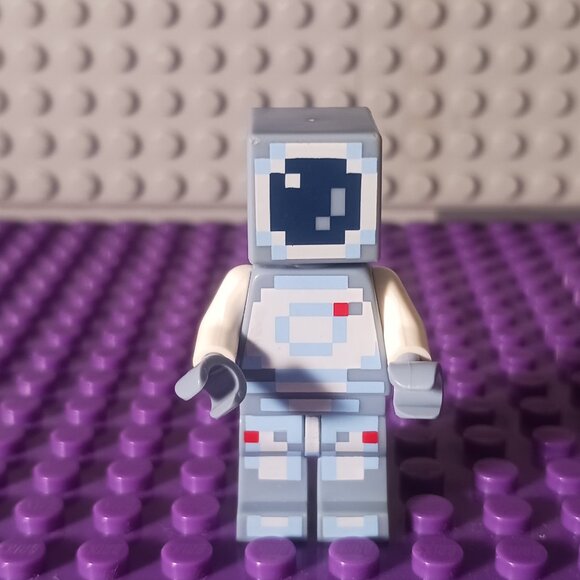 Lego | Toys | Minecraft Skin 4 Blue Spacesuit Spaceman 8536 Min037 Lego ...